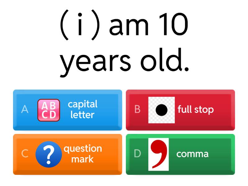 Punctuation Marks - Quiz