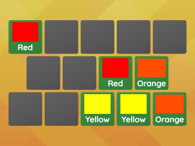 Colors - Matching pairs