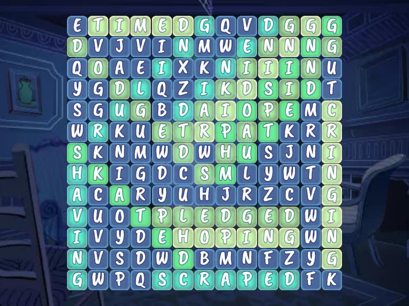 Drop the e - Advanced - Wordsearch
