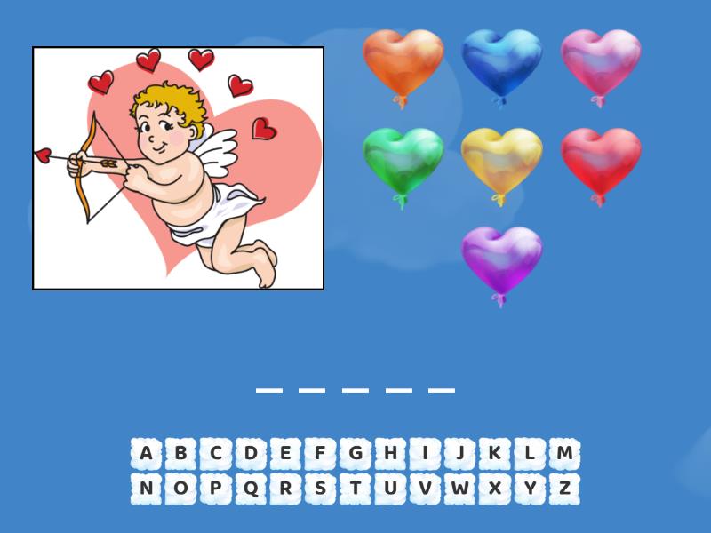 St Valentine's Day (Vocabulary) - Hangman