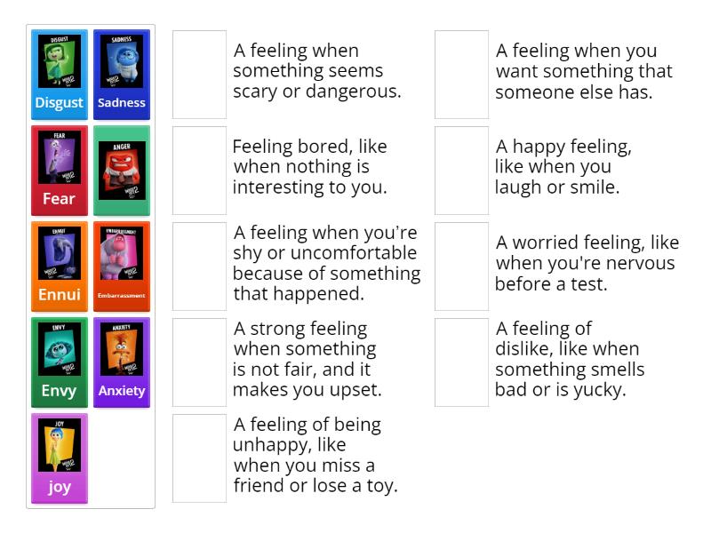 emotions - Match up