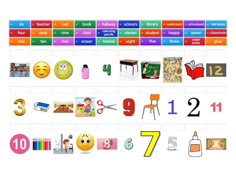 Back to School - Match up