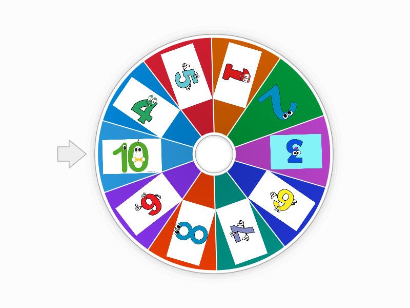 Numbers - Spin the wheel