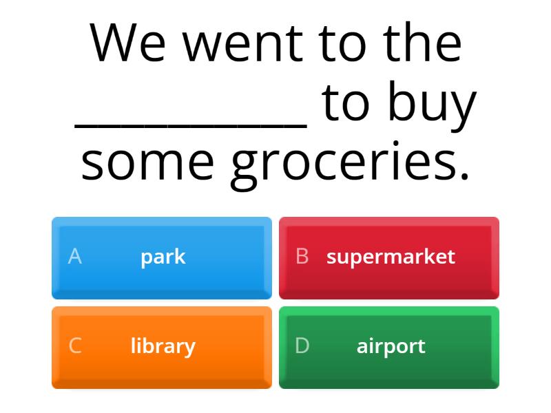 EIKEN GRADE 4 - クイズ