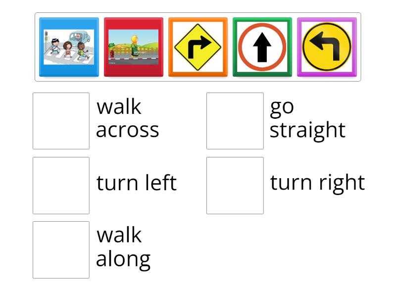Ready 5A Grammar 2 Giving directions - Match up