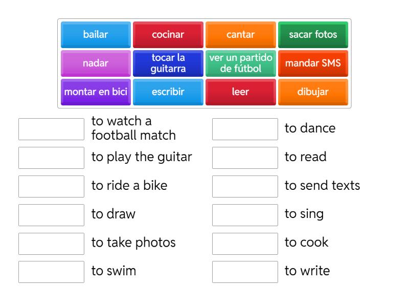 Which verb? - Match up