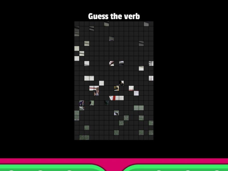 Guess the verb - Image quiz