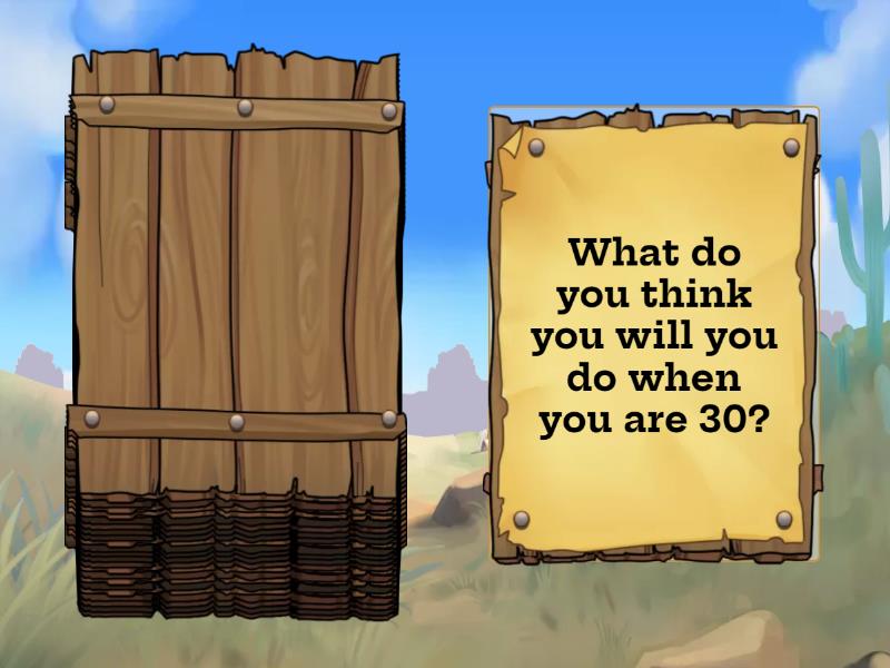 Will vs Going to - Speaking cards