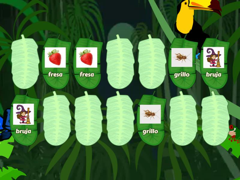 Emparejar las palabras con silabas trabadas con r - Memory