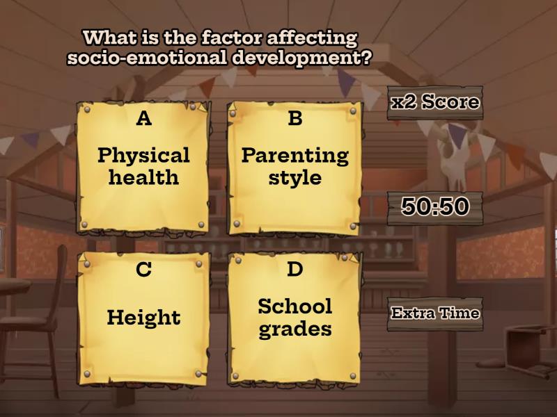 Socio-Emotional Development - Gameshow quiz