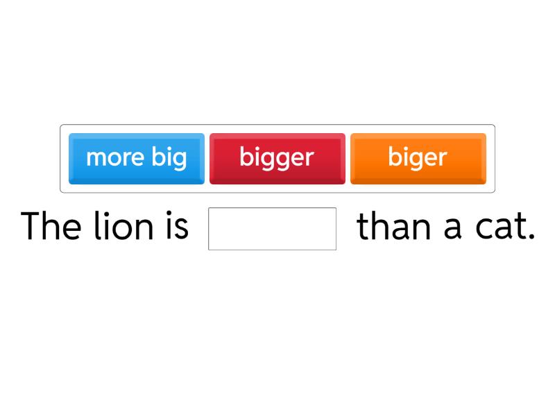 Comparative and Superlative short adjectives - Complete the sentence