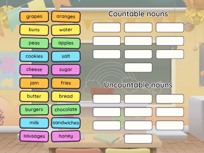 Countable or Uncountable? - Group sort