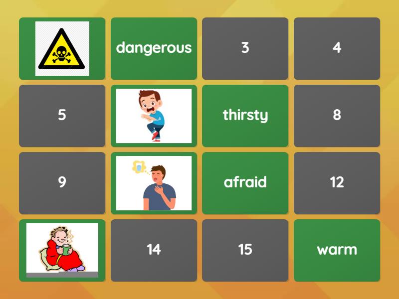 Let's play adjectives - Parejas