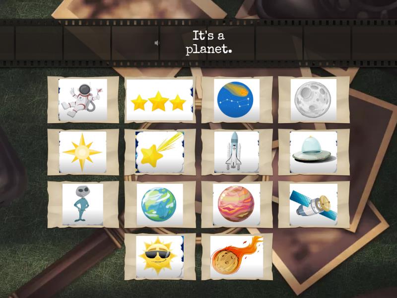 Space Vocab - Find the match