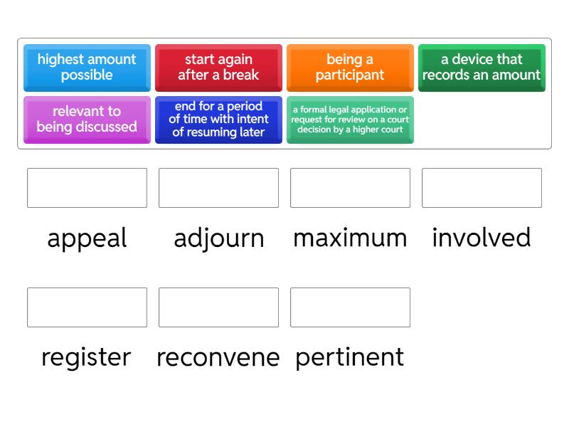 Monster Vocabulary - Une las parejas