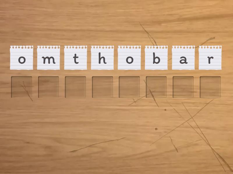 KIDS19 U9 Vocab - Anagram