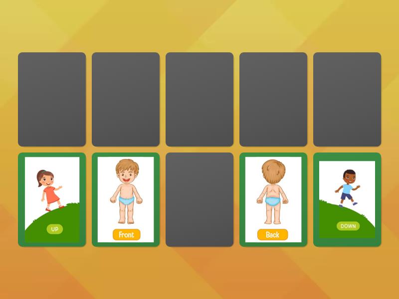 Antonyms Match Race - Matching pairs