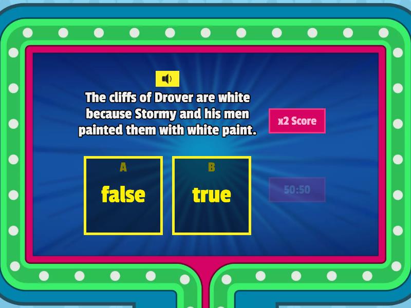 Stormalong Vocabulary WITH questions - Gameshow quiz