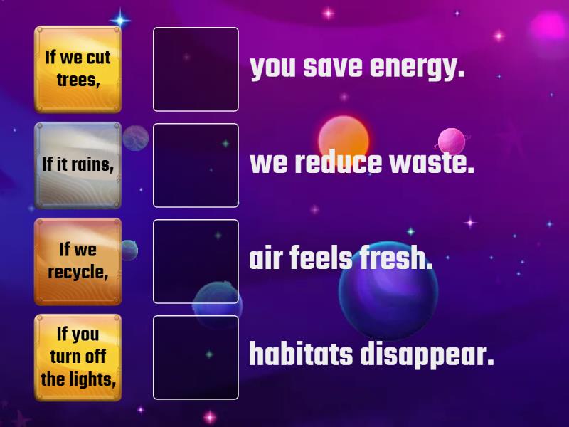 Zero Conditional Examples Match Up