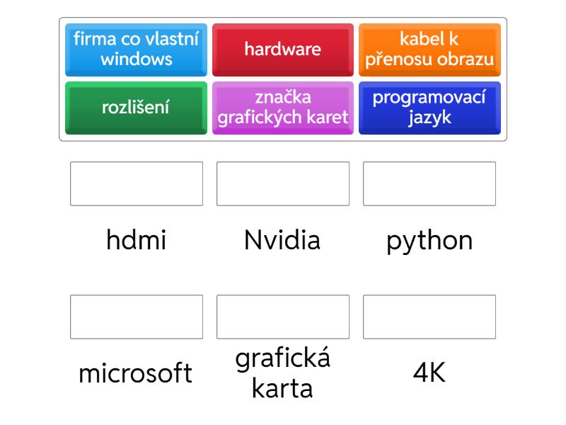 informatika kvíz - Match up