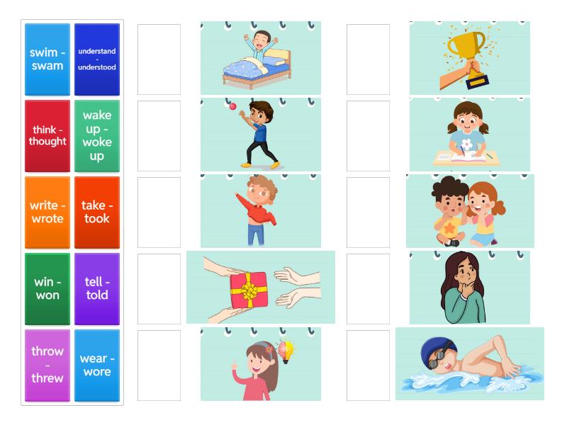 Irregular verbs - Match up