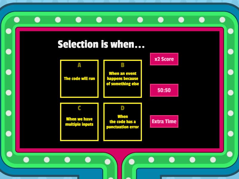 Year 7 Python Quiz - Gameshow quiz