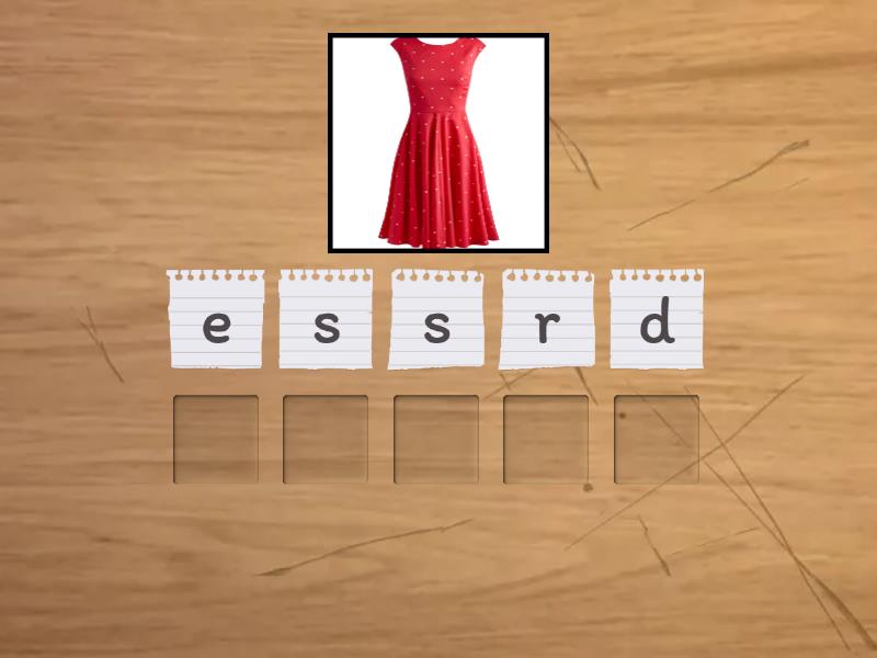 GG2 U0 Clothes - Anagram