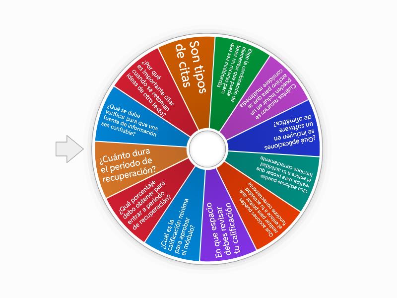 Repaso general del módulo - Rueda aleatoria