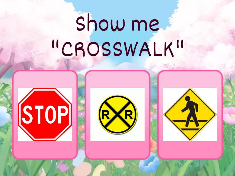 (1) Receptive Identification: Community Signs (4 Signs) - Quiz