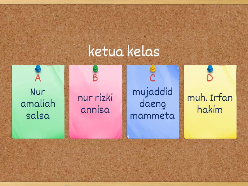 pemilihan struktur kela - Quiz