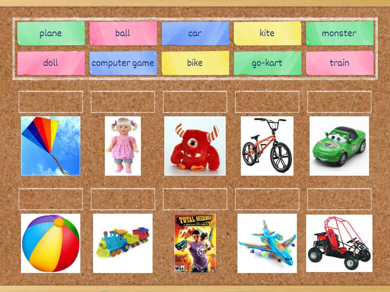 Memory Game toys SM1 Unit 2 - Match up