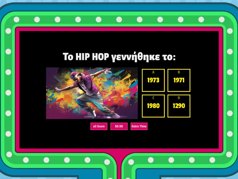 HIP HOP QUIZ - Gameshow quiz