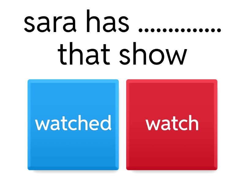 SG2 U16 Grammar - Quiz