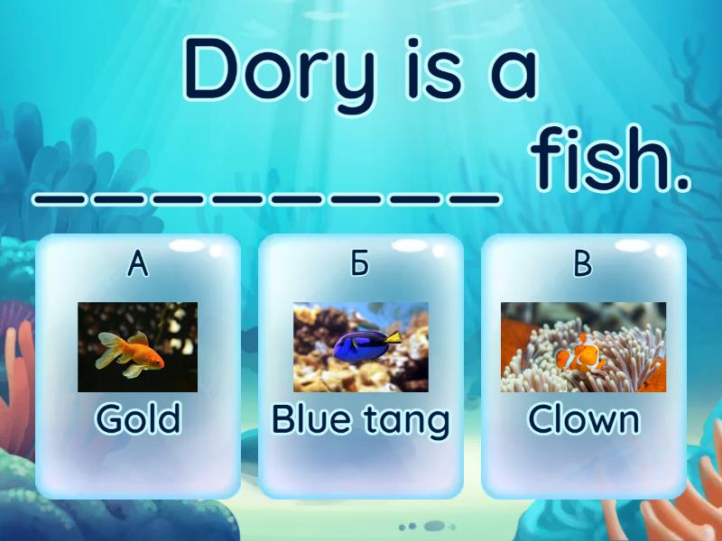 finding Dory - Quiz