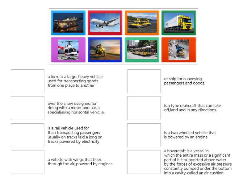 Matching the transport - Match up