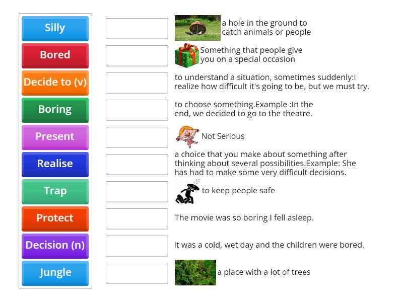 Aesop's Fables - Match up