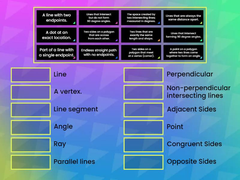 Geometry lines - Match up