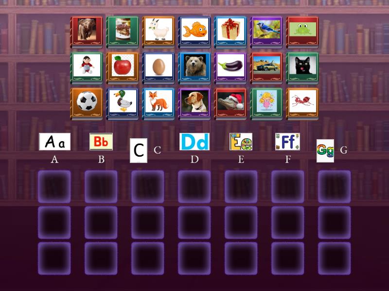 abcdefg - Group sort