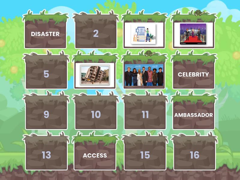 MATCH THE WORD WITH THE RIGHT PICTURE - Matching pairs