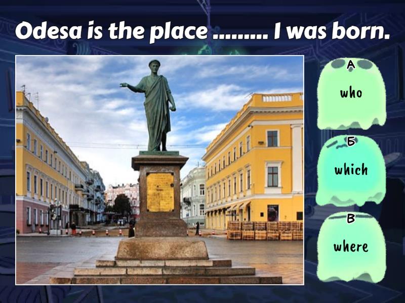 Relative pronouns - Quiz