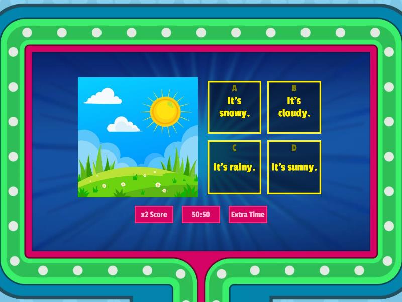 English Activity Vocabulary Review - Gameshow quiz