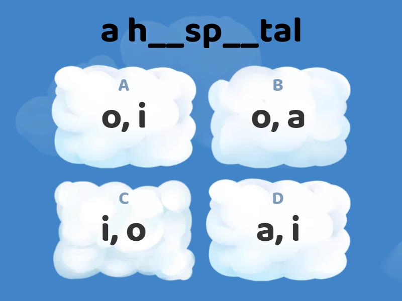 BH2 Unit 5 - vocabulary spelling - missing letters - Quiz