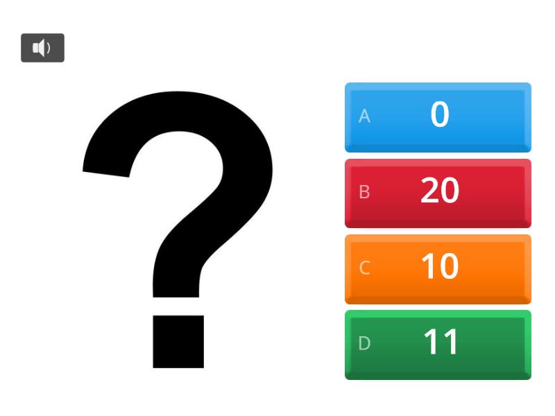 Receptive Number ID (0-20) - Quiz