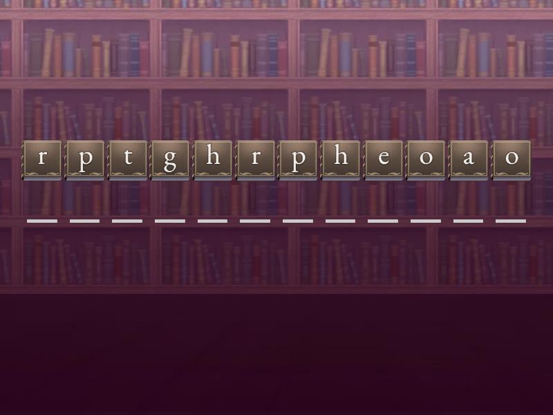 FH3. Lesson 21. decode - Anagram