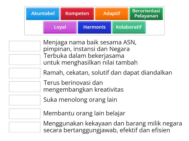 BerAKHLAK 2 - Match up