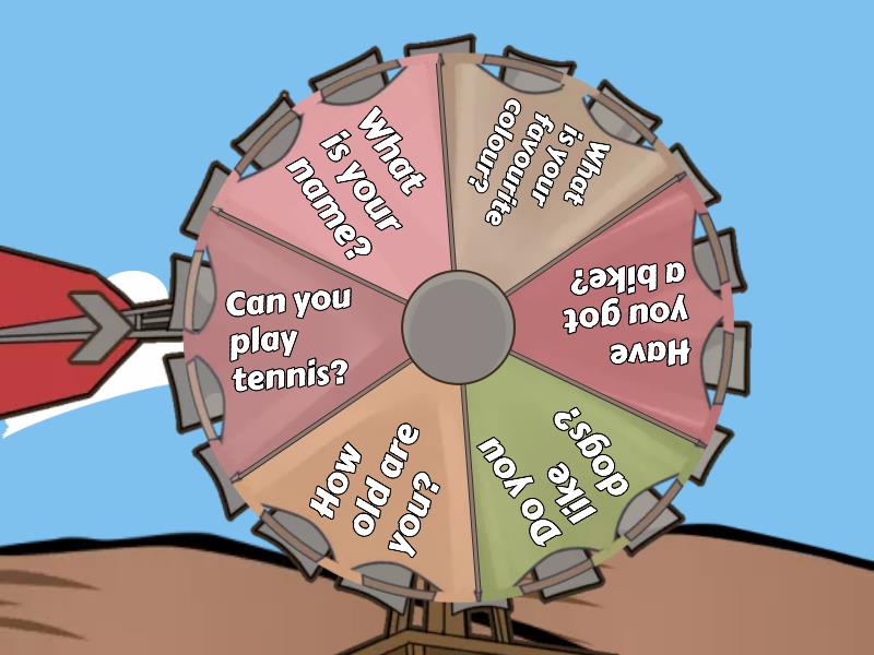 Listening Comprehension - Spin the wheel