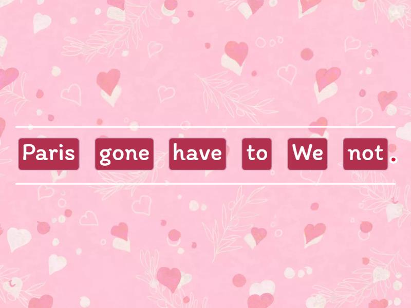 Present Perfect - Positive and negative sentences. Questions. - Unjumble