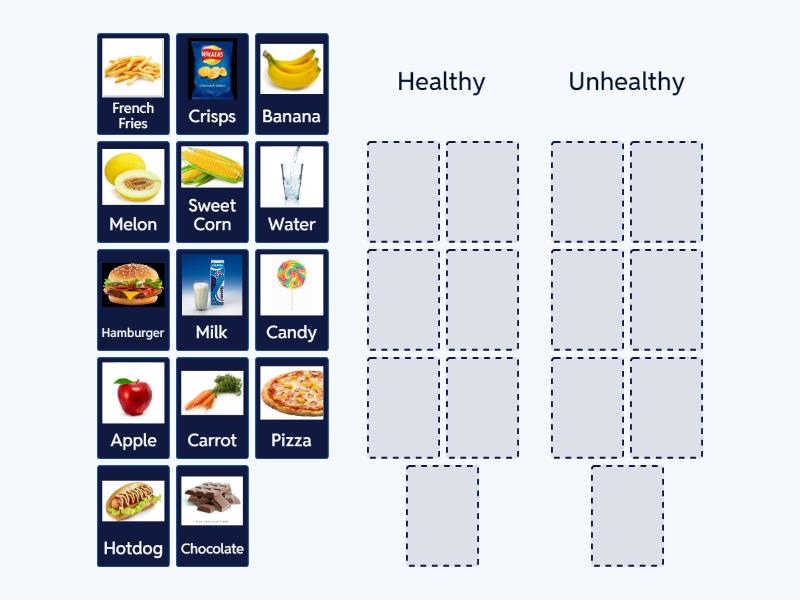 BK- Healthy Eating Game - Group sort