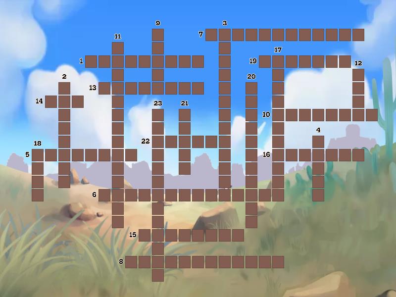 ch2 u6 (weather) game 2 - Crossword