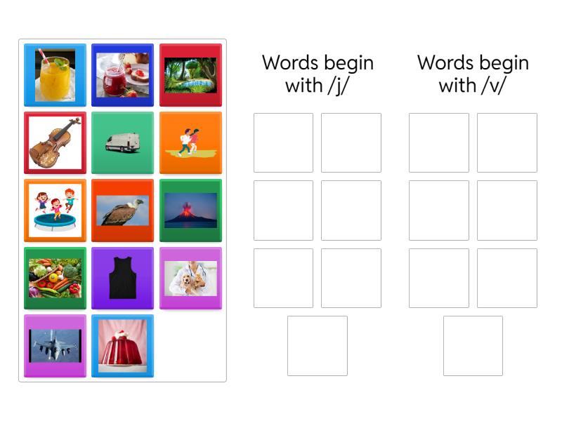 Sorting game - Group sort